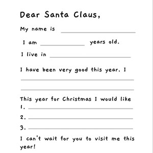 Christmas Digital Prints – Letters From Santa, Wish Lists & Party ...