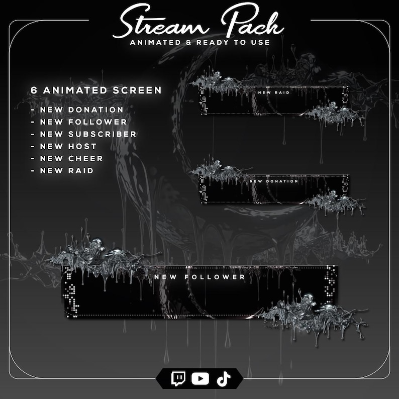 Kawaii Twitch Overlay Bundle 2025 | Animated Pastel Anime Vtuber Pack ...