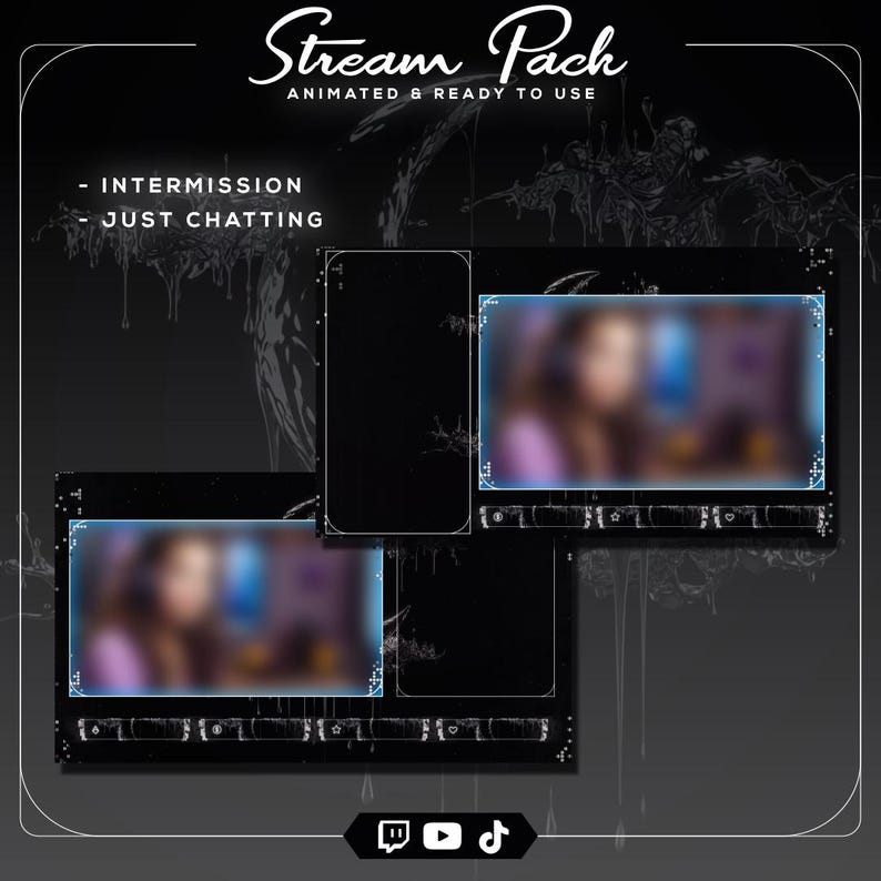 Kawaii Twitch Overlay Bundle 2025 | Animated Pastel Anime Vtuber Pack ...