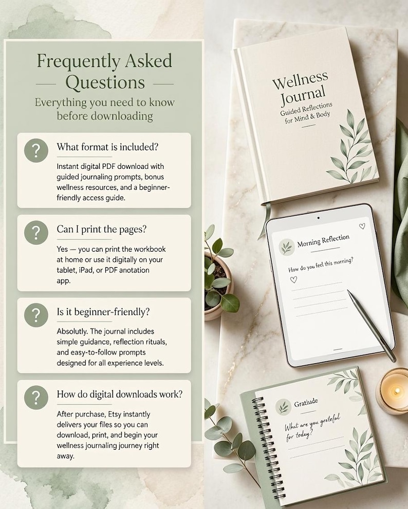 Journaling Prompt Deck Printable, Self Reflection Journal, Mindfulness ...