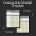 140 Day Construction Schedule - Etsy