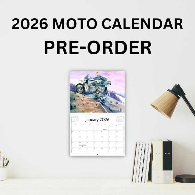 Motorcycle Calendars 2026 - Etsy