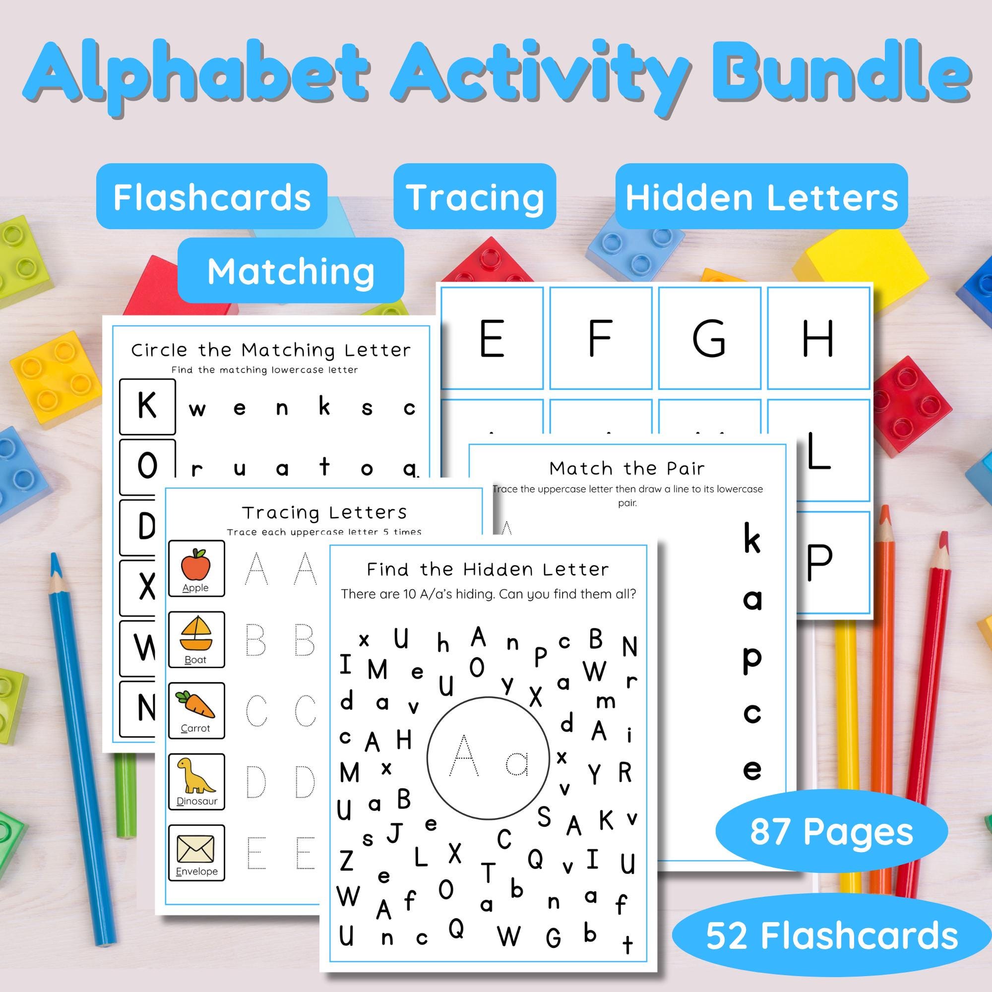 Alphabet Activity Bundle - Etsy