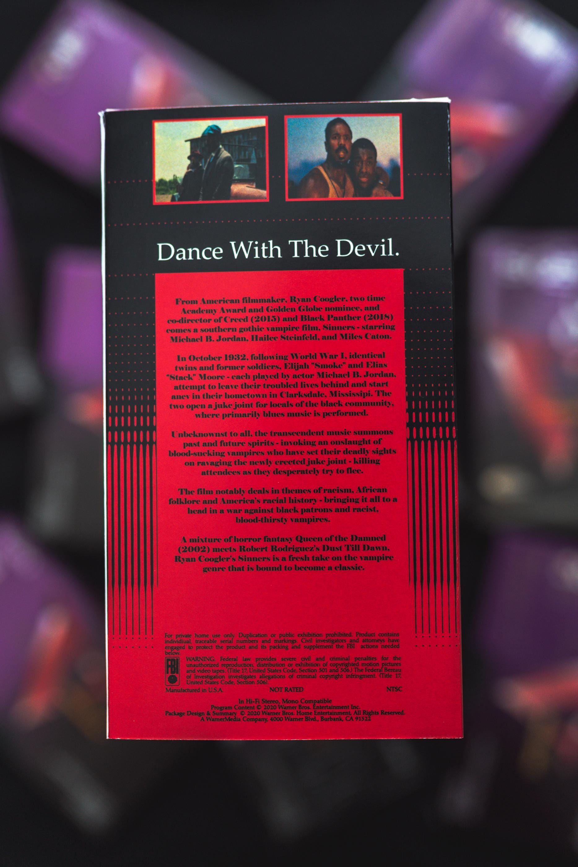 Sinners Warner Home Video Custom VHS Sleeve (blank Tape) - Etsy