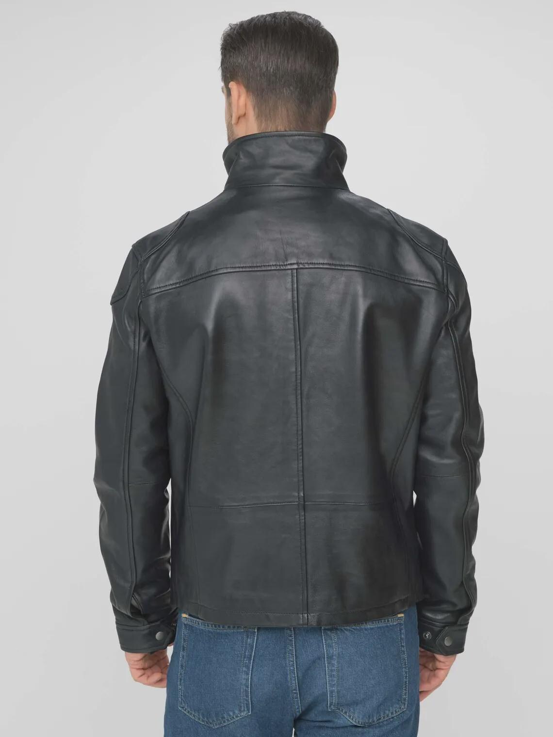 Handcrafted Cow Skin Leather Trucker Jacket - Etsy