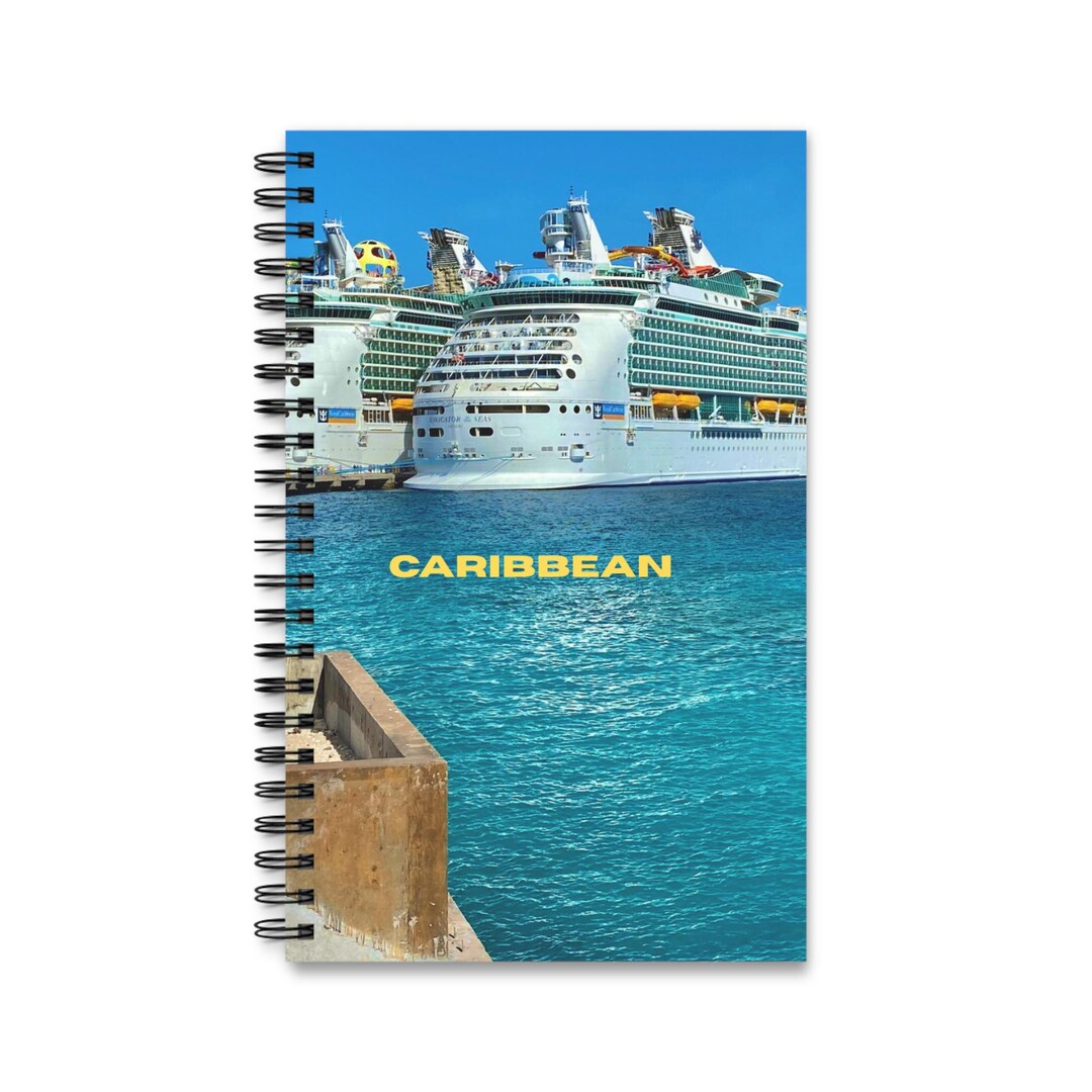 Caribbean Adventure Spiral Journal, Travel Planner, Nautical Notebook ...