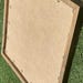 Rustic Burlap & Wood Framed Bulletin Board 22” Thumbtack Wall Display ...