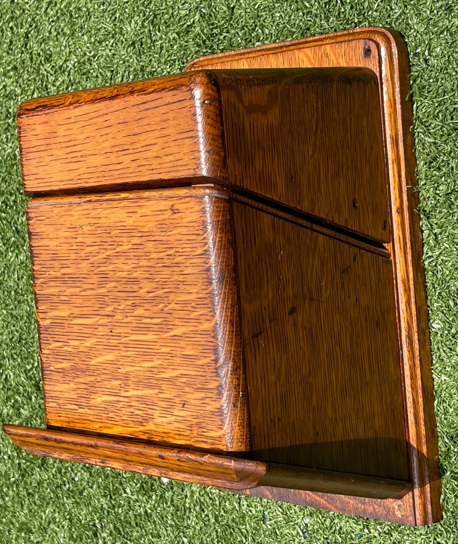 Antique / Excellent Tiger Oak /wall Telephone Box Housing – Manhattan ...