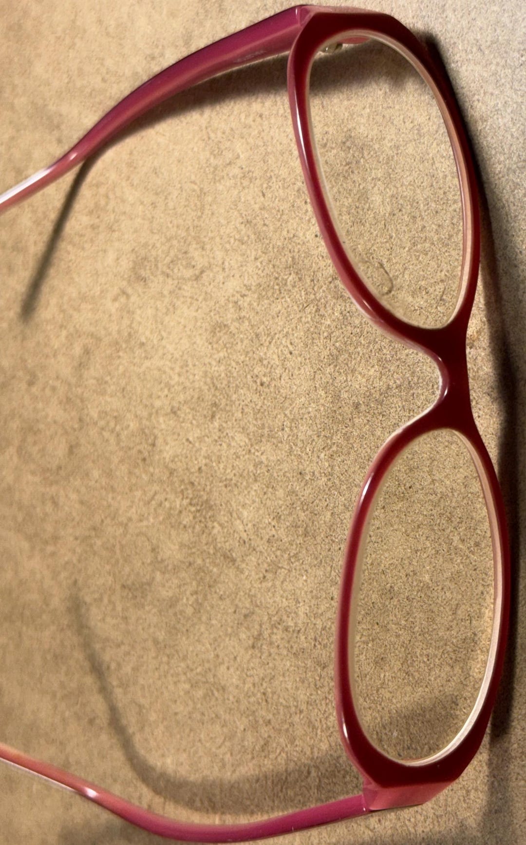 Vintage Halston Pink Oval Eyeglass Frames H-28 53-16 Designer Acetate ...