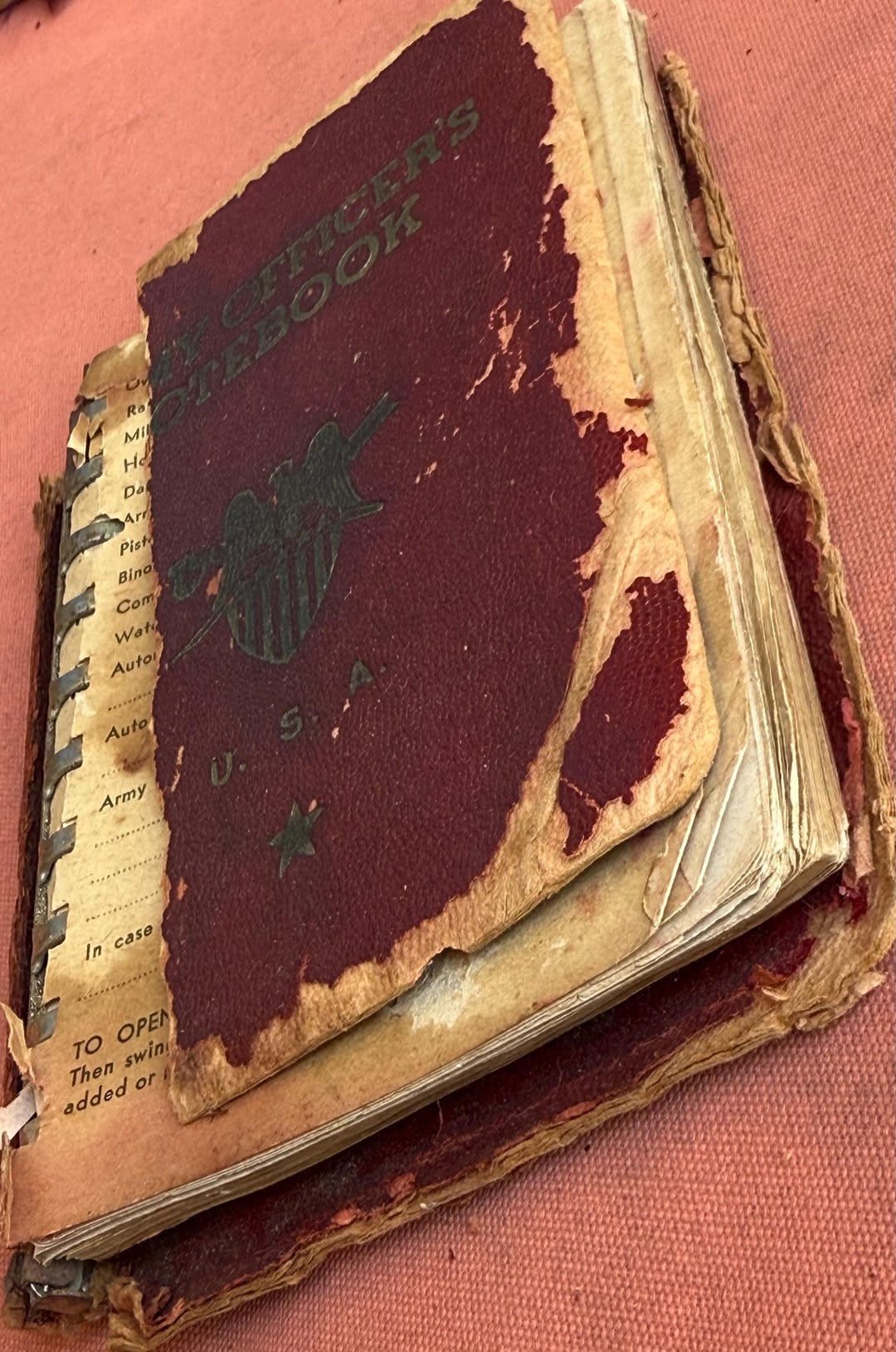 WWII U.S. Army Air Corps Officer’s Notebook – Lt. John J. Rankin ...