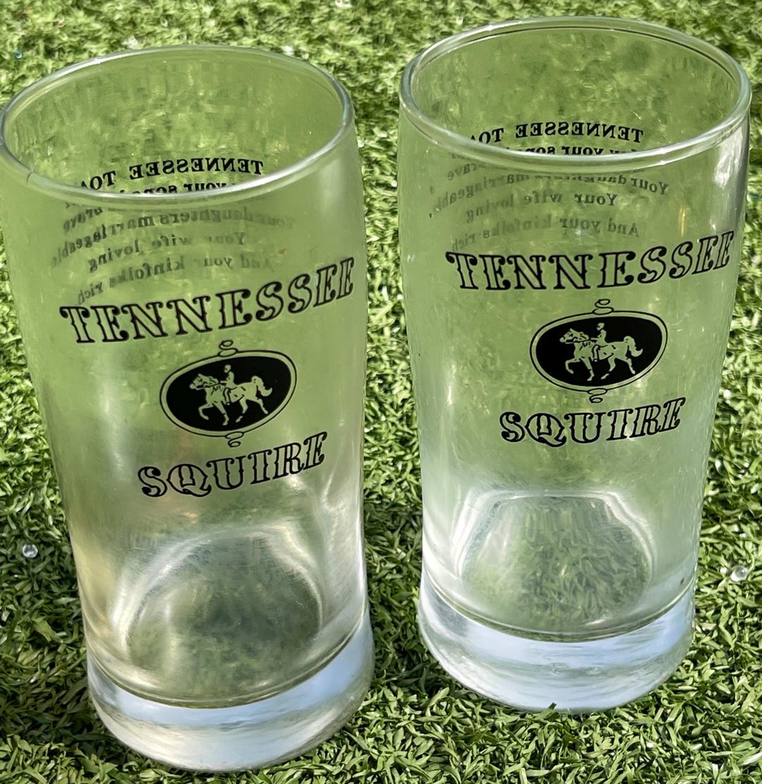 Pair of Vintage “tennessee Squire” Whiskey Glasses | 5.5″ Tennessee ...