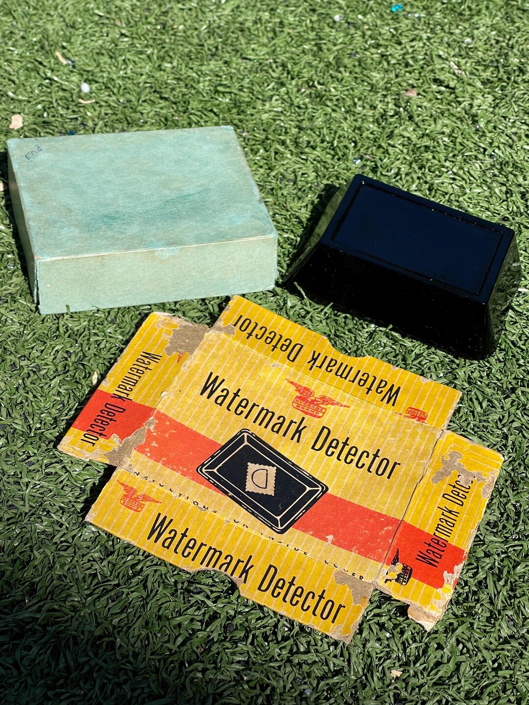 Vintage Watermark Detector Stamp Collecting Tray With Box – Hygrade ...