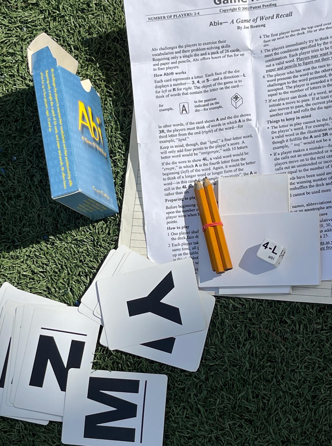 Abi Word Recall Game 2010 Complete Set by Joe Boateng – Vintage ...
