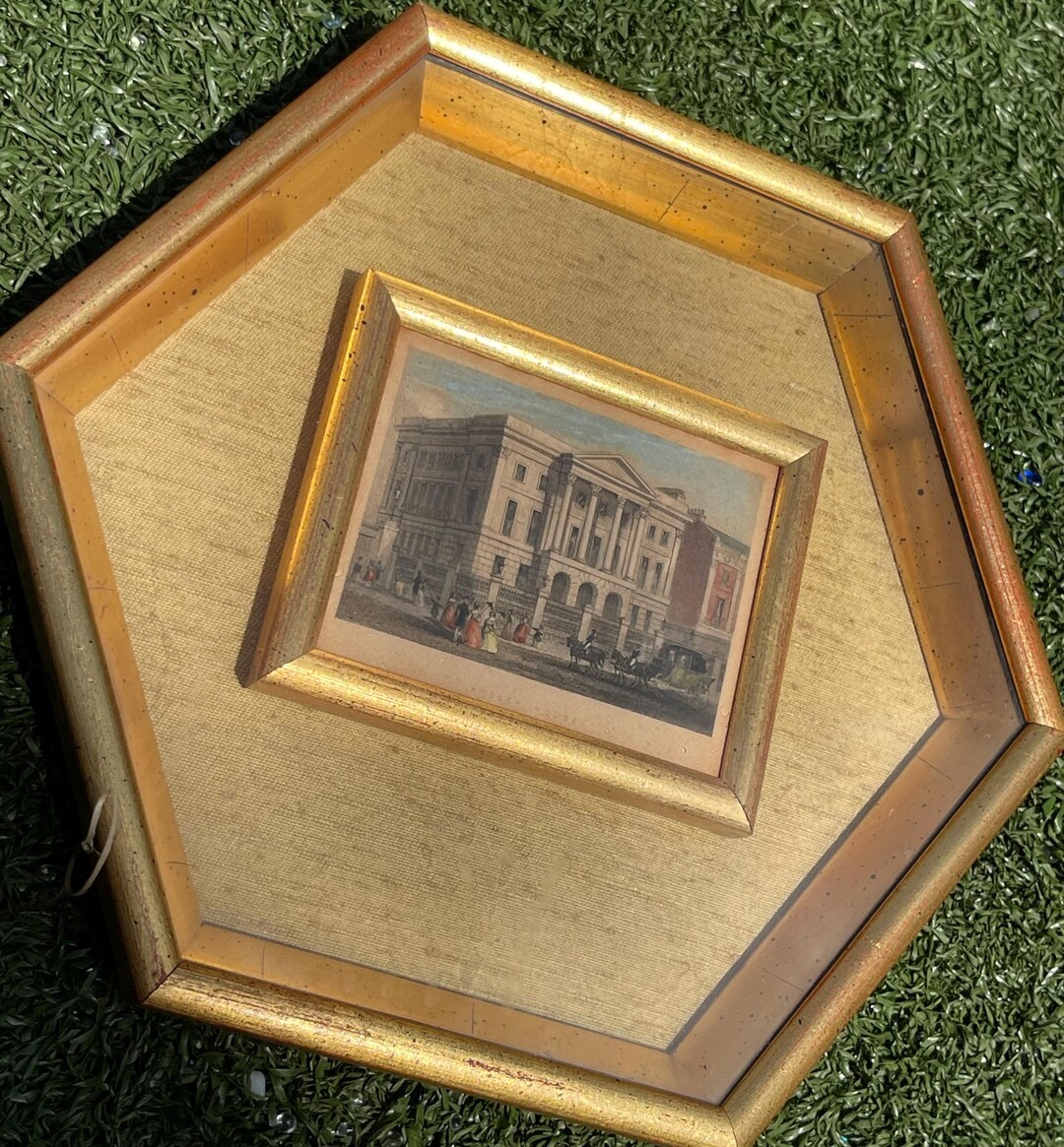 Framed 1851 Hand-colored Engraving “apsley House” by Tallis – Antique ...