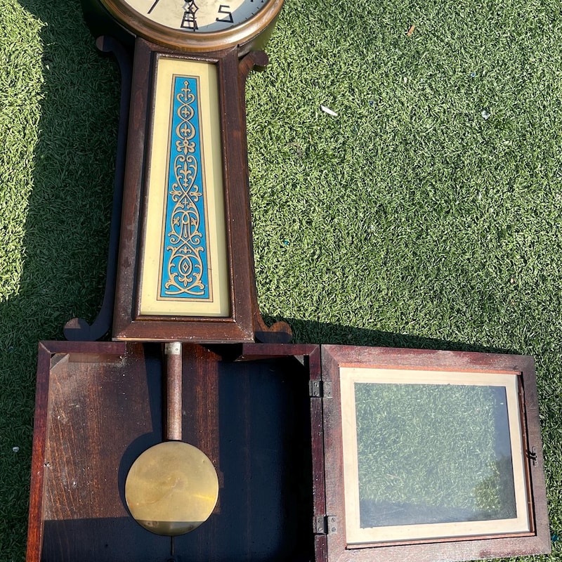 Vintage Wall Clock Banjo - Etsy