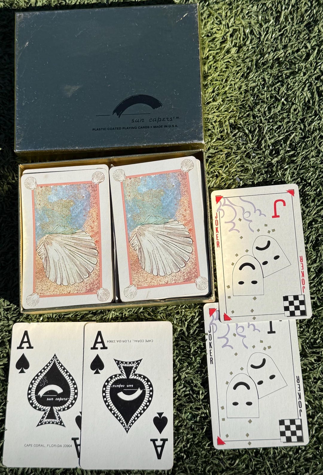 Vintage Sun Capers Playing Cards – Cape Coral Florida Hotel – 2 Deck ...