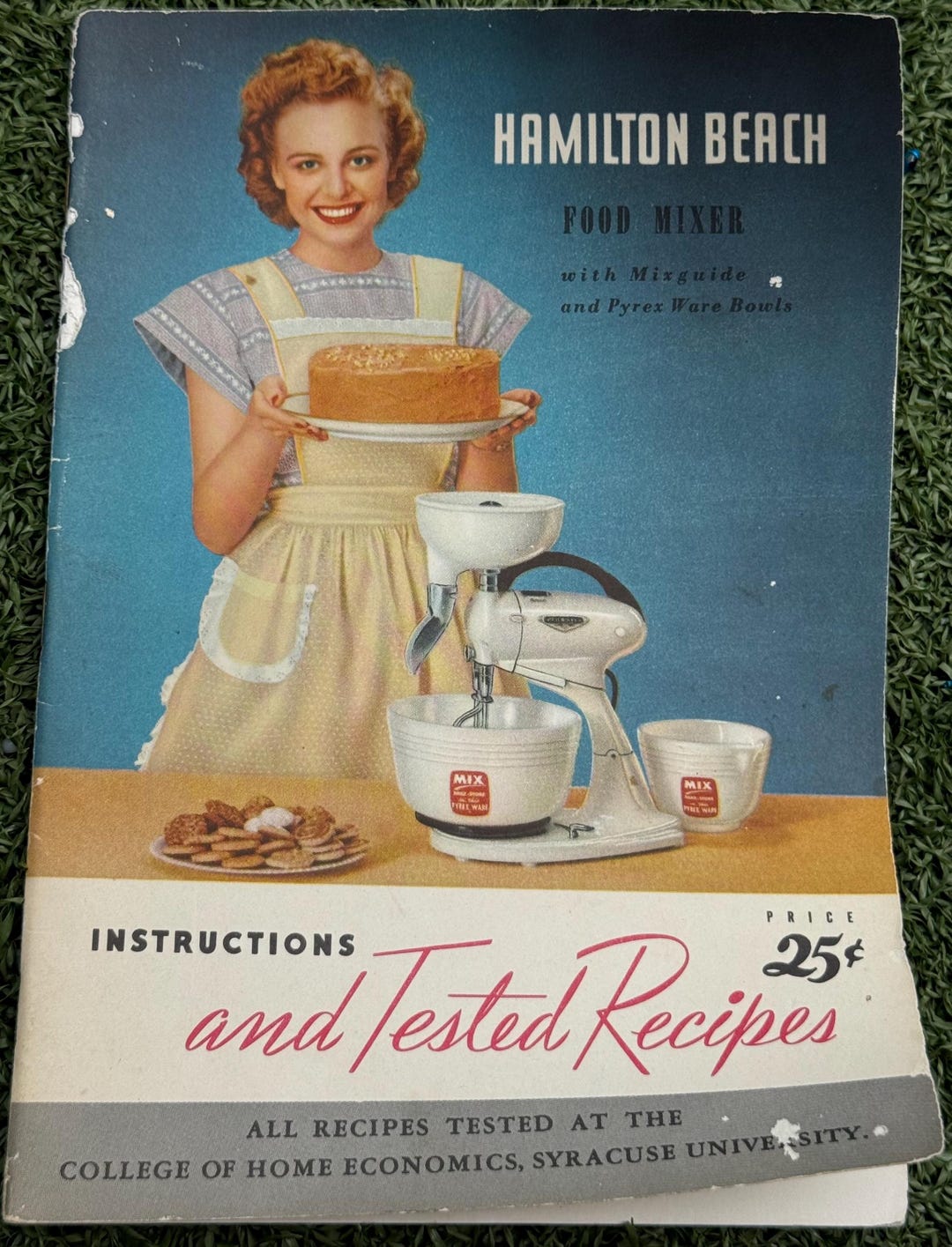 1948 Hamilton Beach Food Mixer Instruction & Tested Recipe Book ...