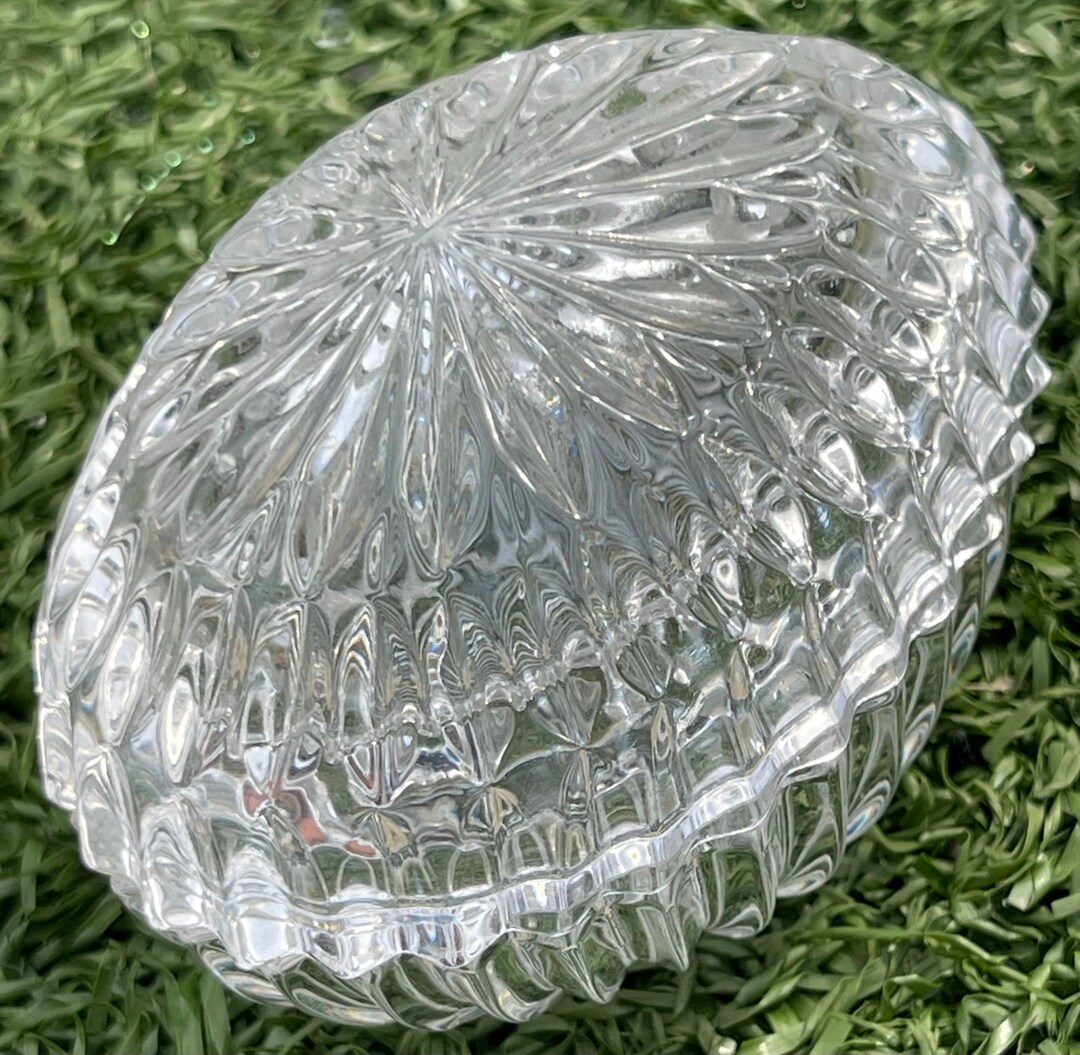 Vintage Gorham Full Lead Crystal Covered Bowl – Made in West Germany ...