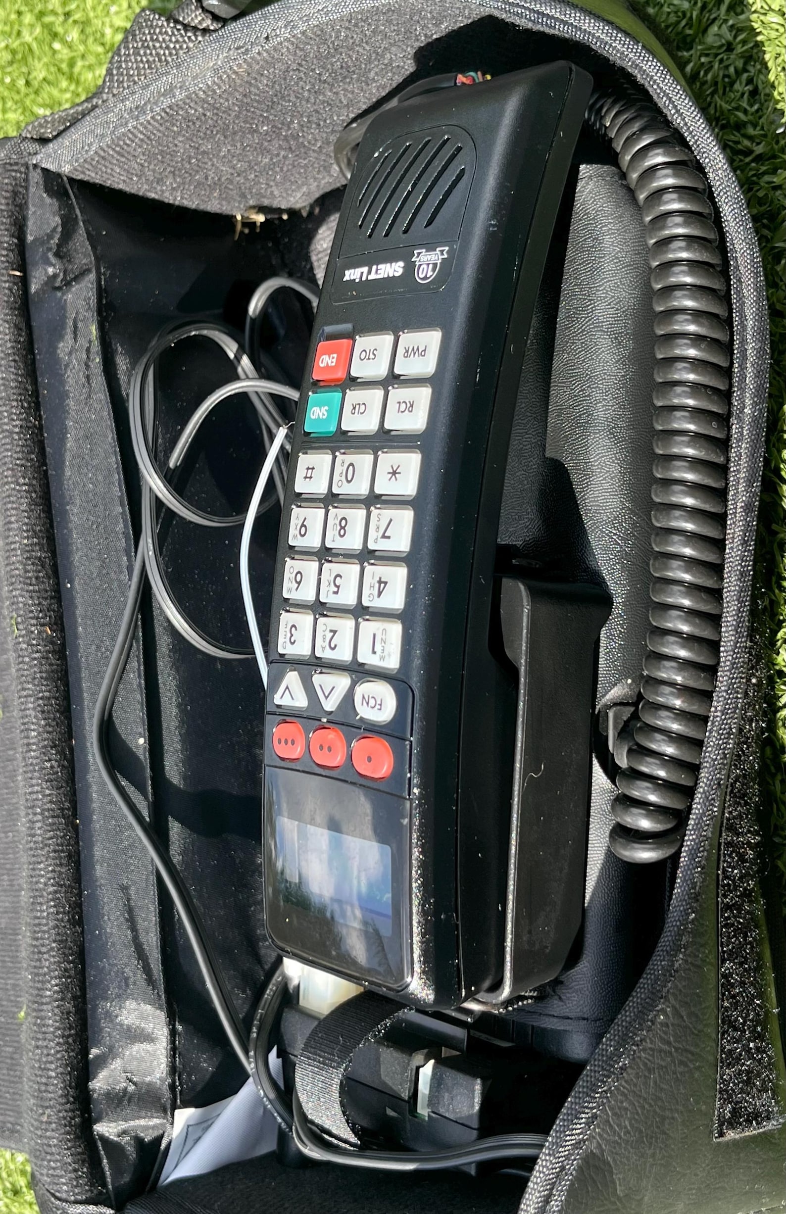 Vintage Motorola Bag Phone – 1990s Smart Link TDMA Car Cell Phone With ...