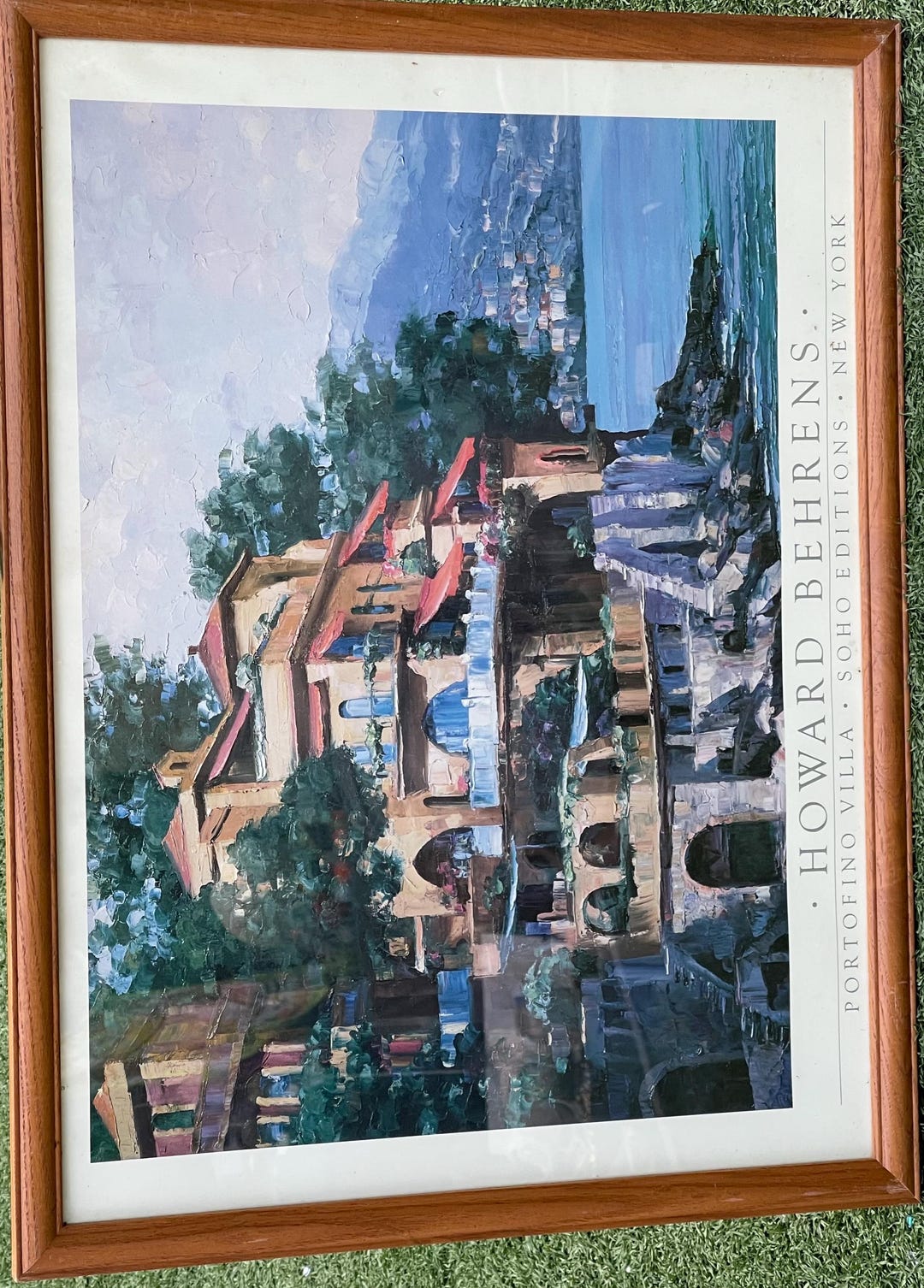 Howard Behrens "portofino Villa" Framed Print – 26x19.5 Soho Editions ...