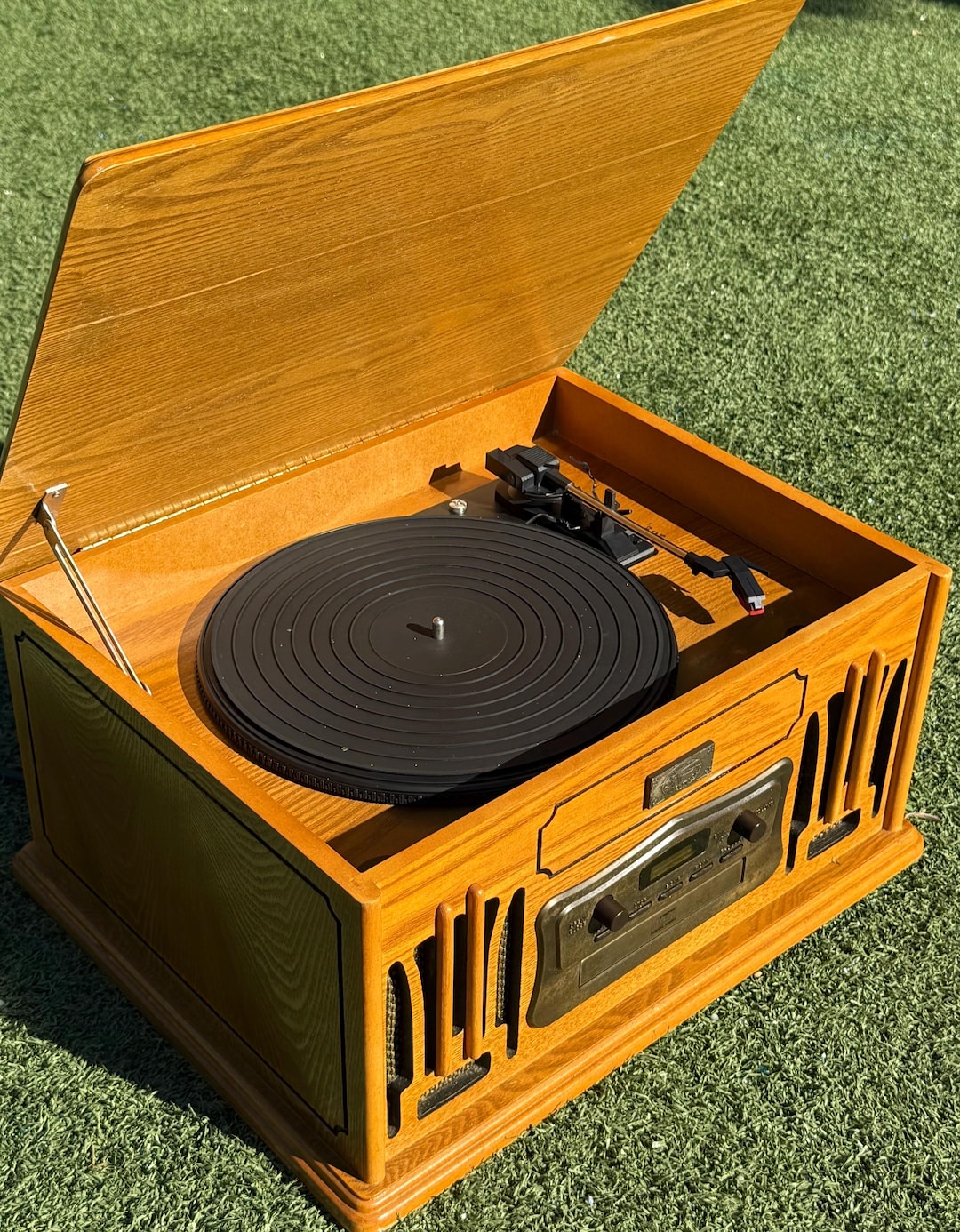 Rare Crosley LW-118 Turn Table Records Player Stereo Console Wood Am Fm ...