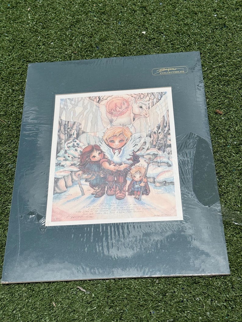 Jody Bergsma “love Will Find a Way” 1987 Limited Edition Fantasy Print ...