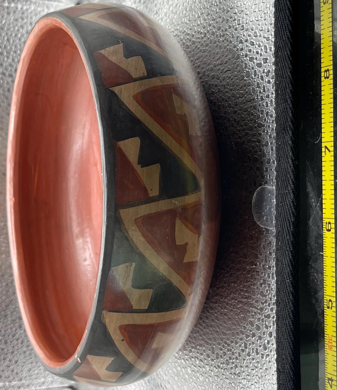 Vintage 6.5” Hand-painted Chilean Pottery Bowl – Signed “ivan ...