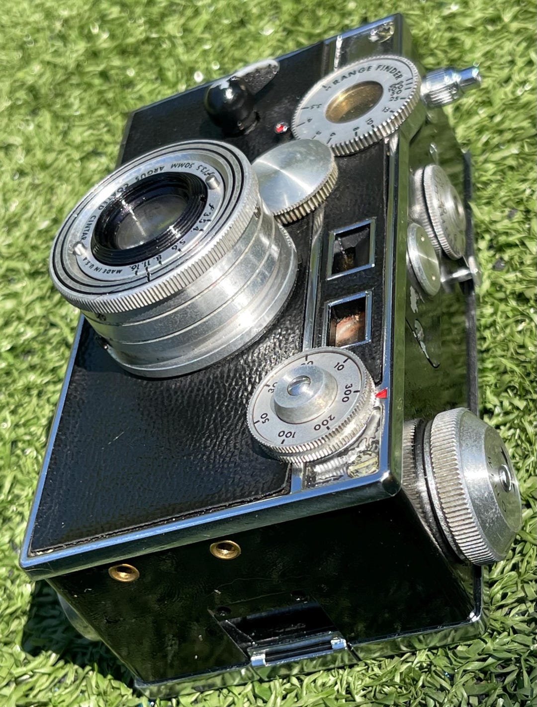 Vintage Argus C3 35mm Rangefinder Camera With Leather Case – 1950s ...