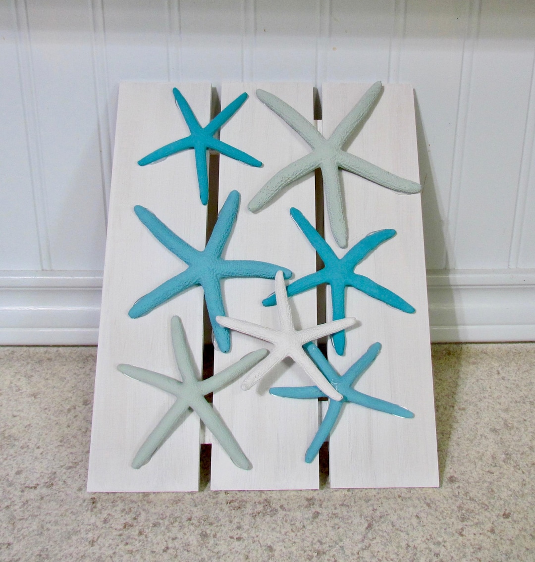 Starfish Wall Hanging, Coastal Decor, Collage - Etsy
