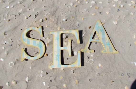 Sea Letters | Etsy