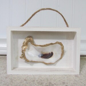 Oyster Shadow Boxes, Coastal Decor, Set of Two - Etsy