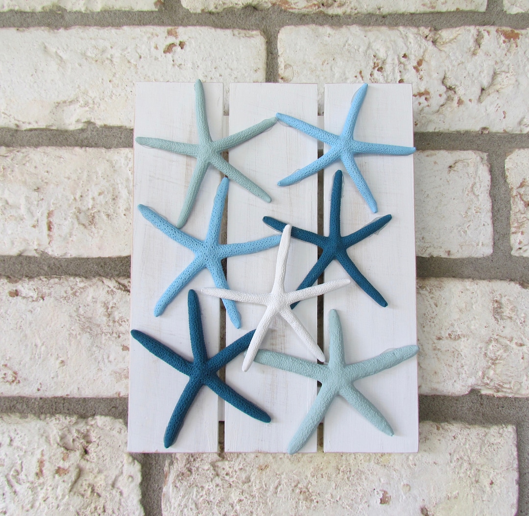 Starfish Wall Hanging, Coastal Decor, Collage - Etsy