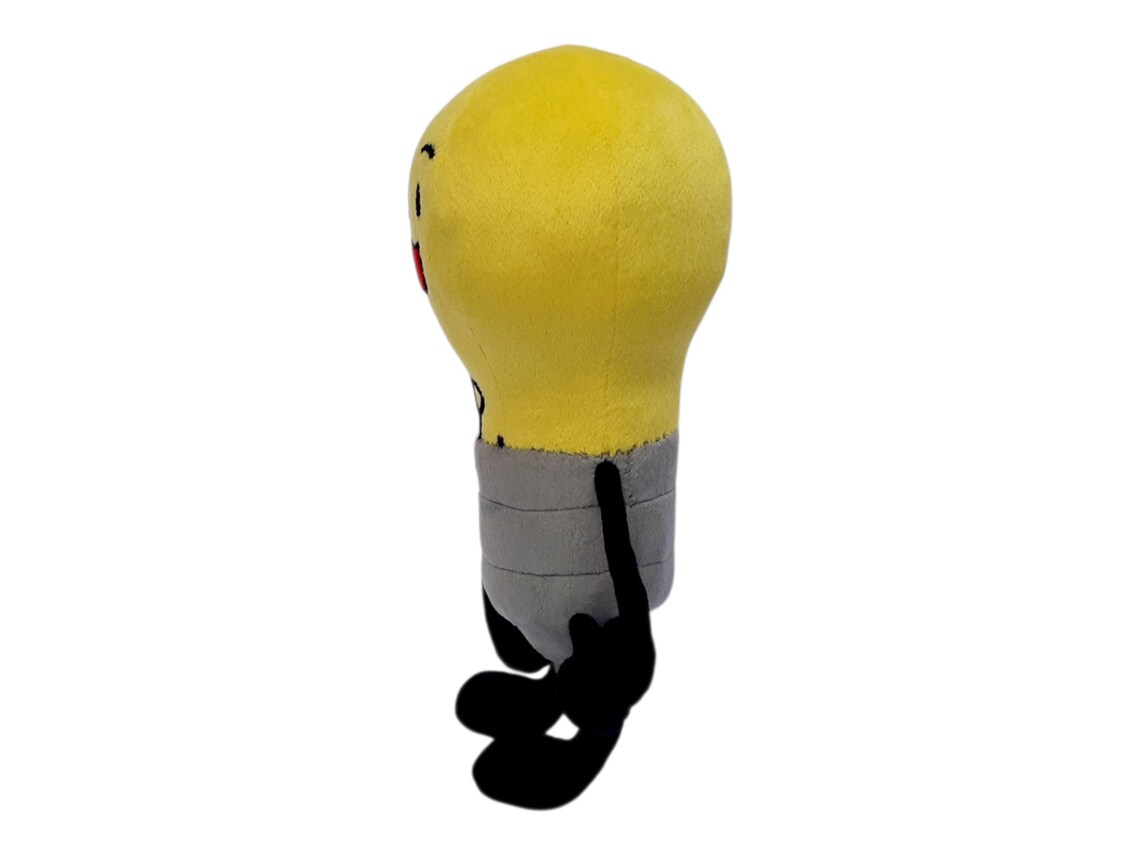 Lightbulb Plush Toy • Handmade Soft Stuffed Toy Inspired by Inanimate ...