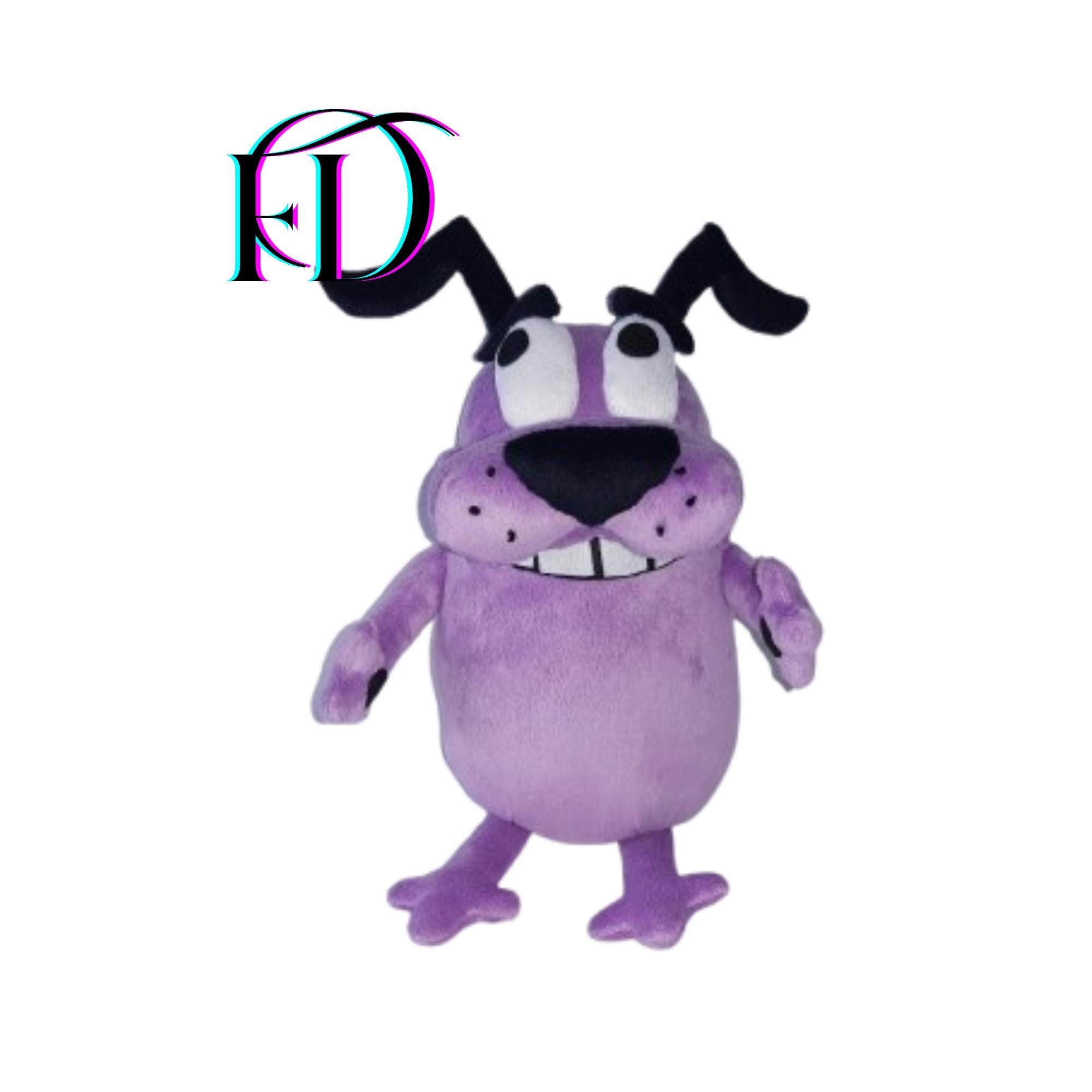 Courage the Cowardly Dog Plush Toy | Handmade Stuffed Animal 45 Cm - Etsy