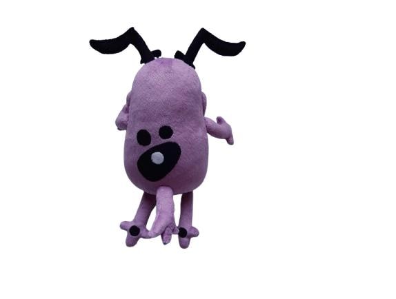 Courage the Cowardly Dog Plush Toy | Handmade Stuffed Animal 45 Cm - Etsy