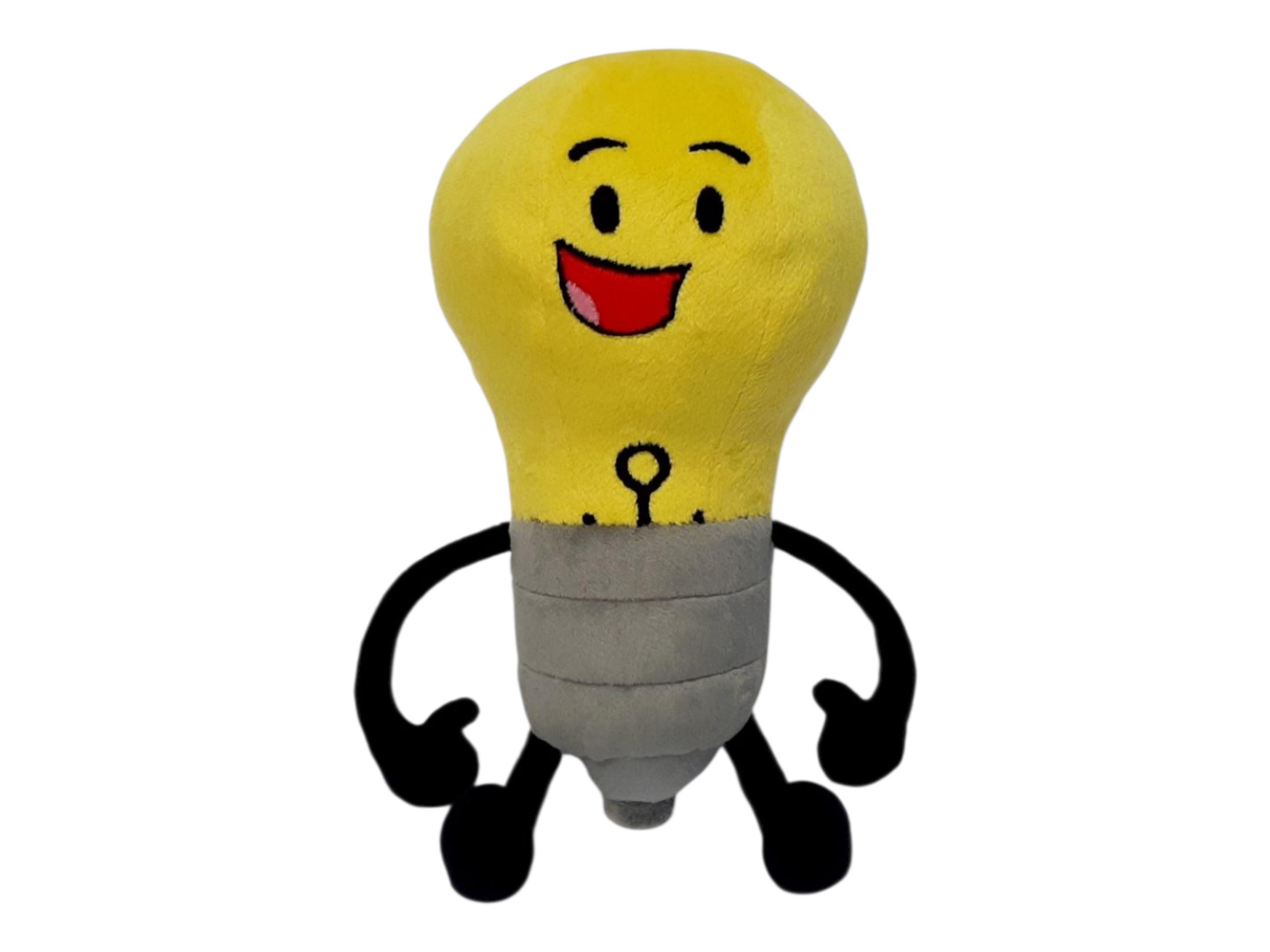 Lightbulb Plush Toy • Handmade Soft Stuffed Toy Inspired by Inanimate ...