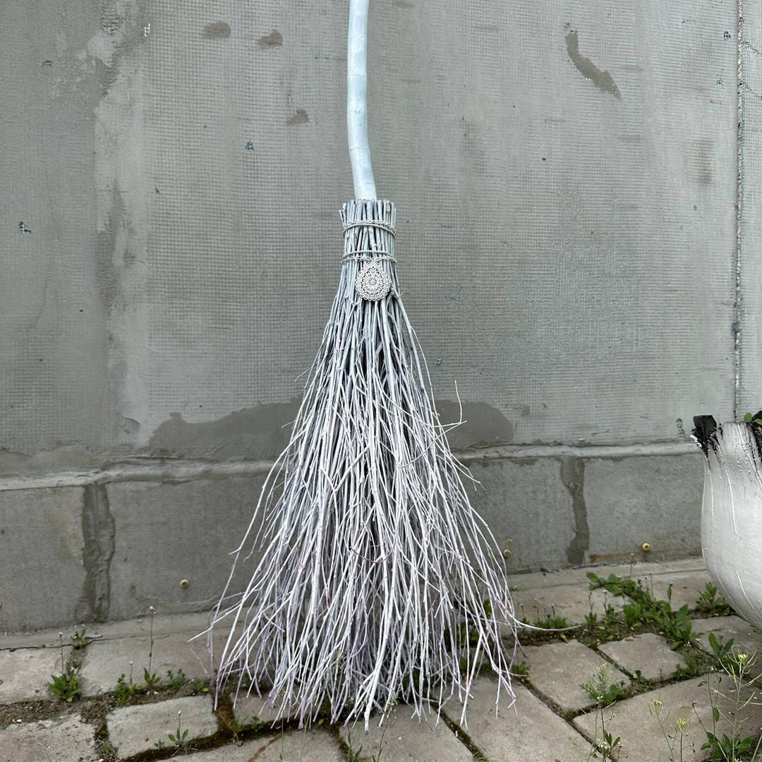 White Birch Broom, Besom, Birch Broom, Natural Witch Broom, Wizard ...