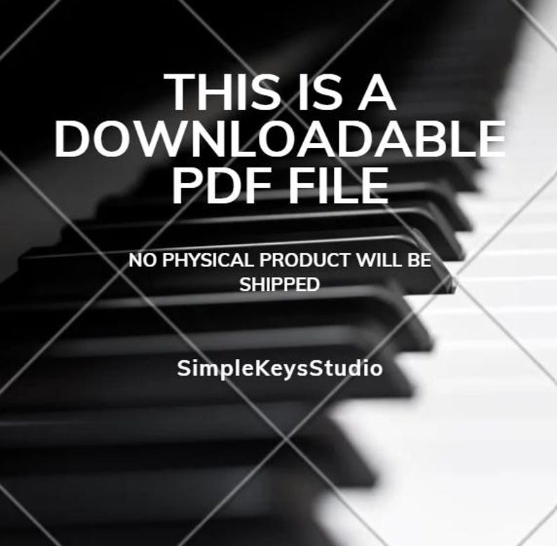 We Wish You A Merry Christmas - Beginner Piano Christmas Music - Etsy