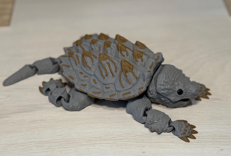 3D Printed Articulated Alligator Snapping Turtle - Etsy