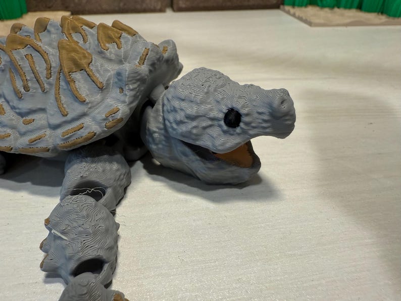 3D Printed Articulated Alligator Snapping Turtle - Etsy