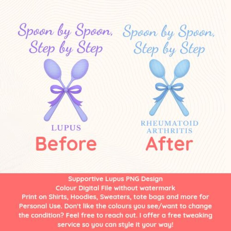 Spoon Warrior PNG, Spoon by Spoon Step by Step, Lupus Awareness PNG ...