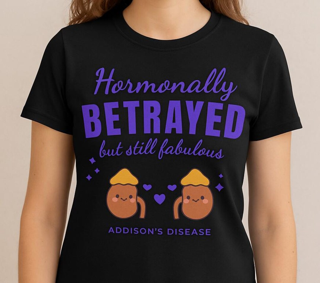 Funny Addison’s Disease Shirt Design – Kawaii Adrenal Glands PNG ...