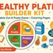 Myplate Food Group Activity Kit: Cut & Paste Meal Builder (printable ...