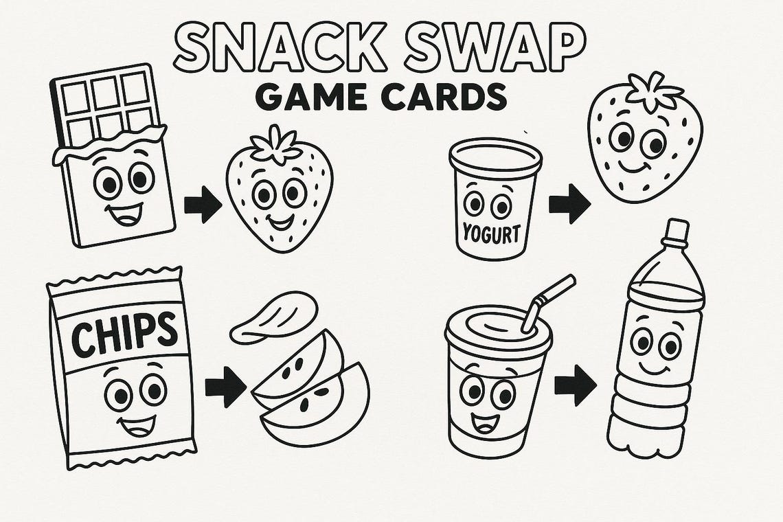 Myplate Food Group Activity Kit: Cut & Paste Meal Builder (printable ...