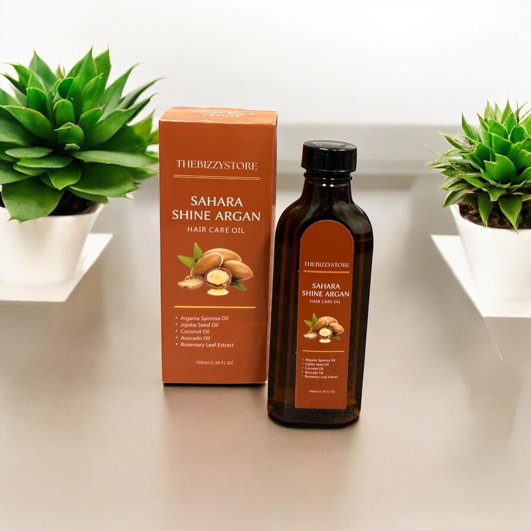 Sahara Shine Argan Hair Care Oil | Lightweight Hair Serum for Frizz ...