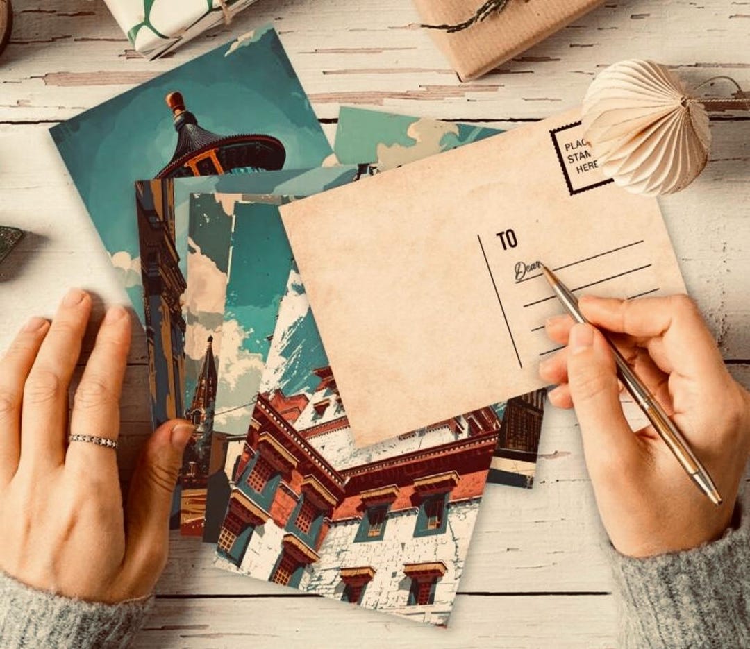 Printed Postcards - LANDMARKS - Artistic - Etsy