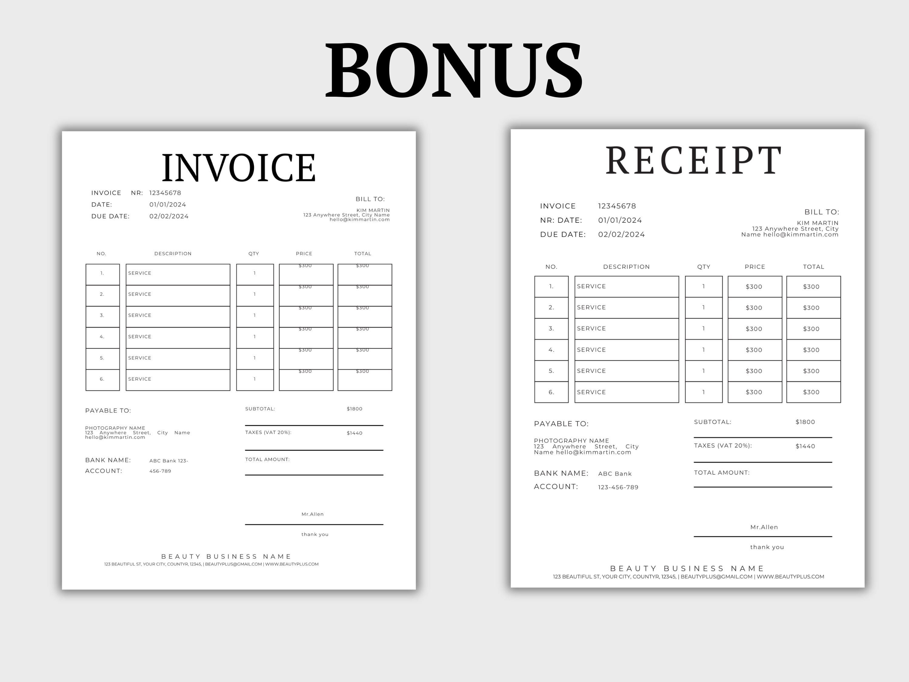 Editable Pet Sitting Business Forms Bundle, Pet Sitting Service ...