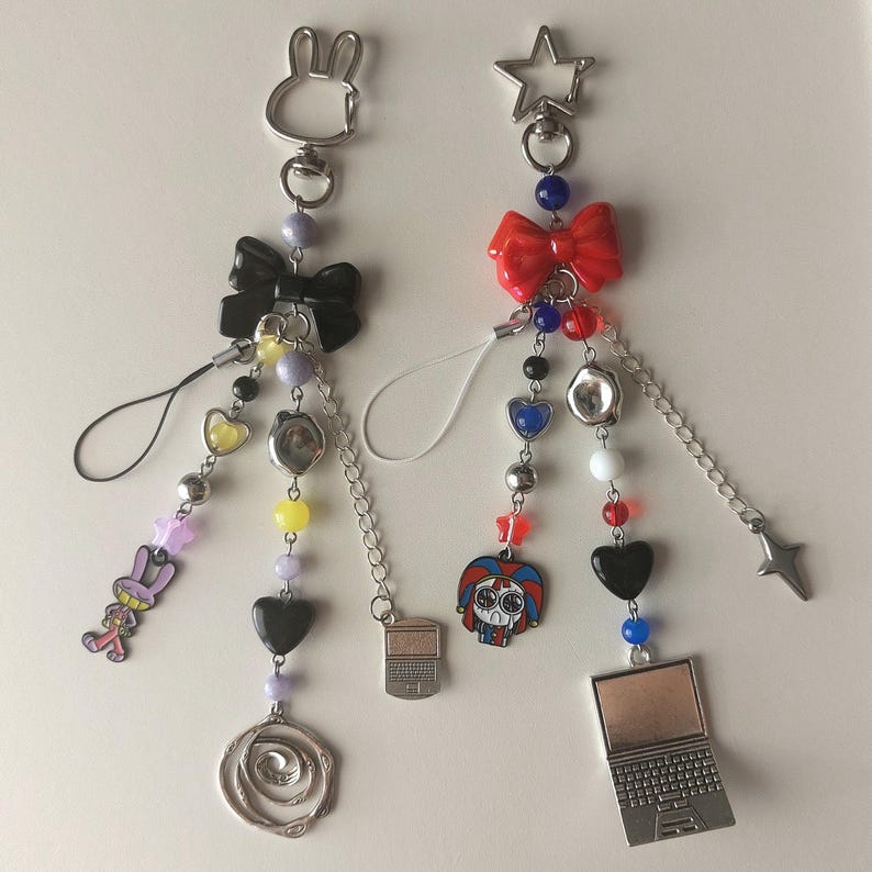 The Amazing Digital Circus, Jax Keychain, Pomni Keychain, TADC ...