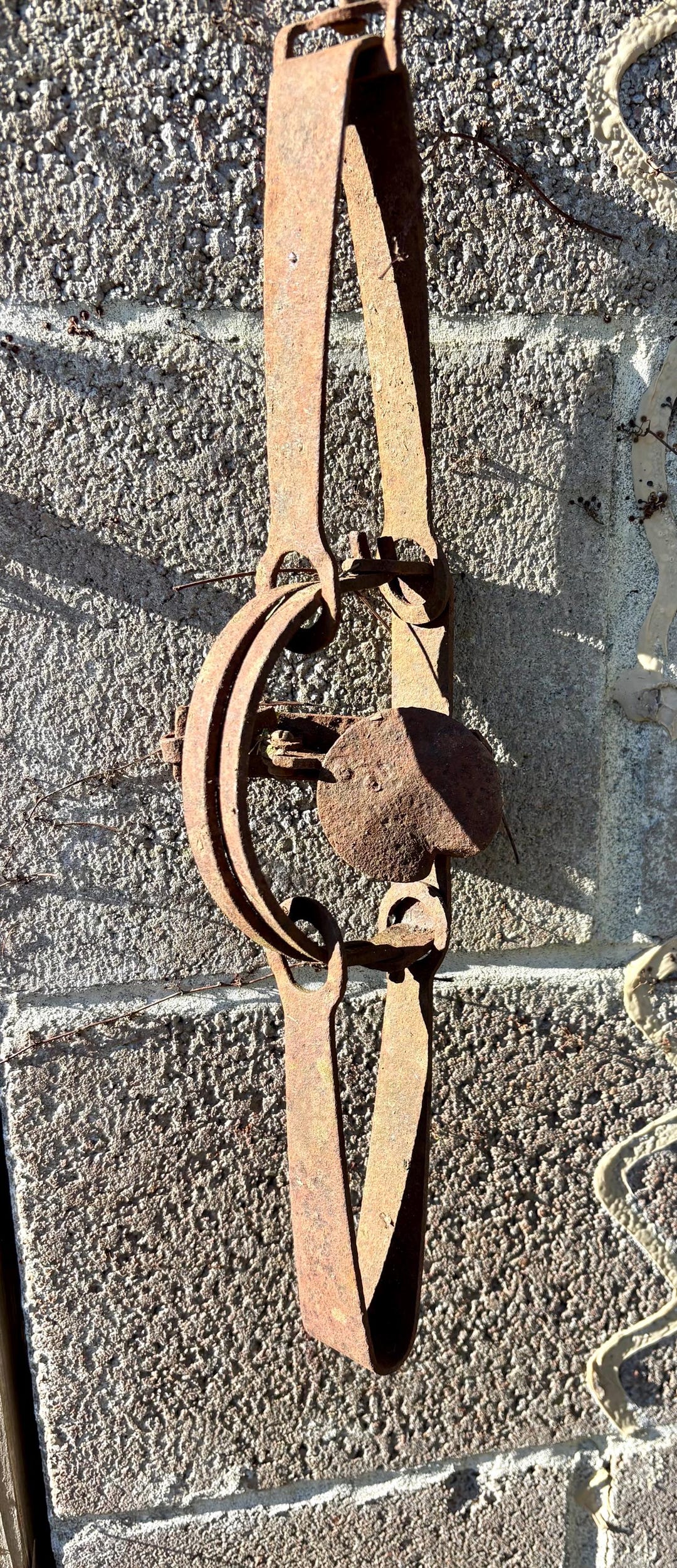 Antique Primitive Rusty Iron Leg Hold Trap! - Etsy