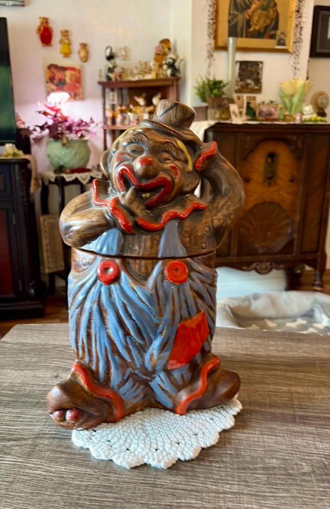 Vintage California Originals "big Dumb Clown" Cookie Jar! - Etsy